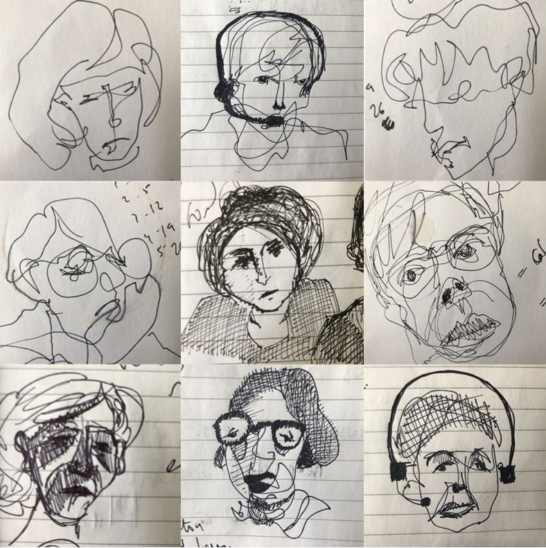 Zoom Faces – Cabinet of Monsters
